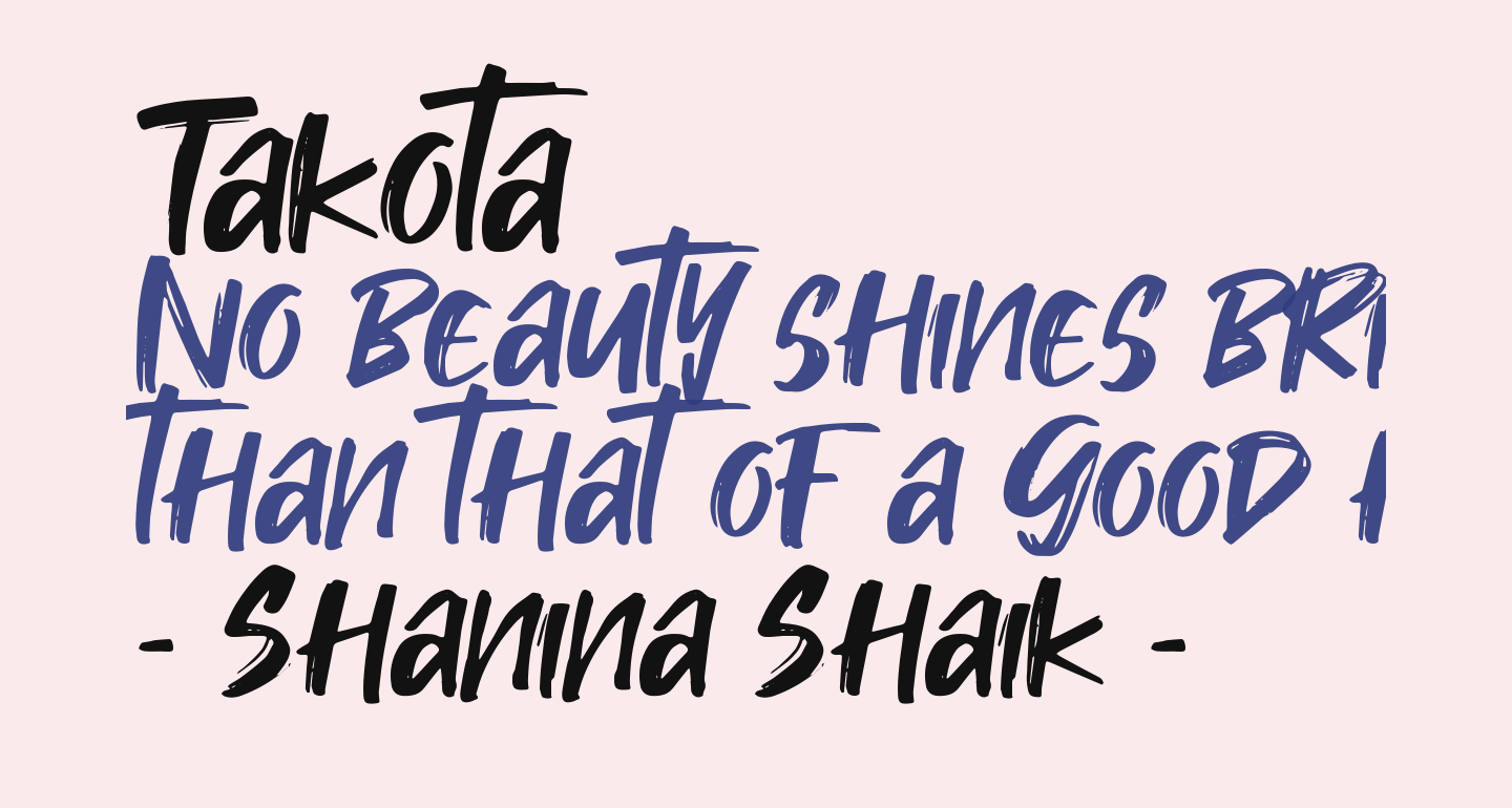 Takota free Font - What Font Is