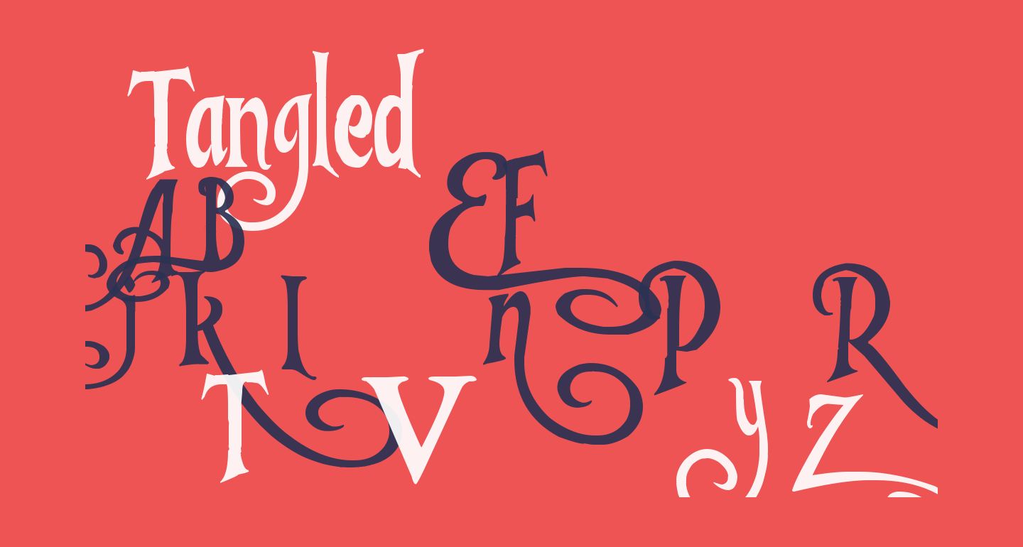 Tangled free Font - What Font Is