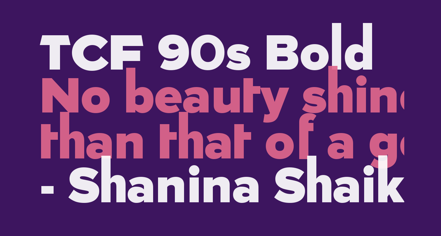 TCF 90s Bold free Font - What Font Is