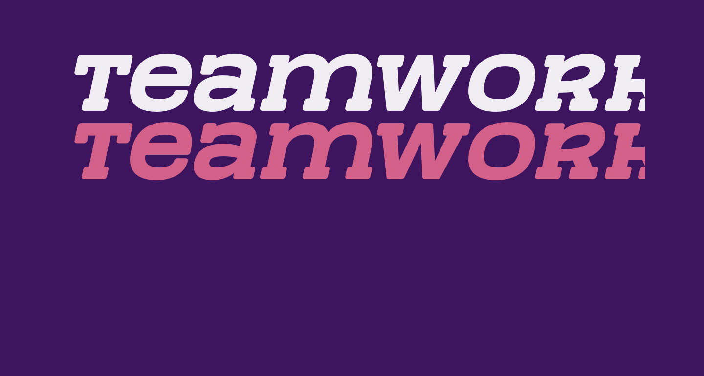 TeamWork-Italic free Font - What Font Is
