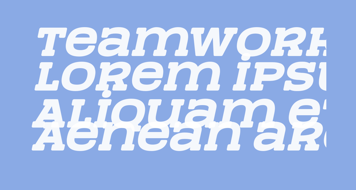 TeamWork-Italic free Font - What Font Is
