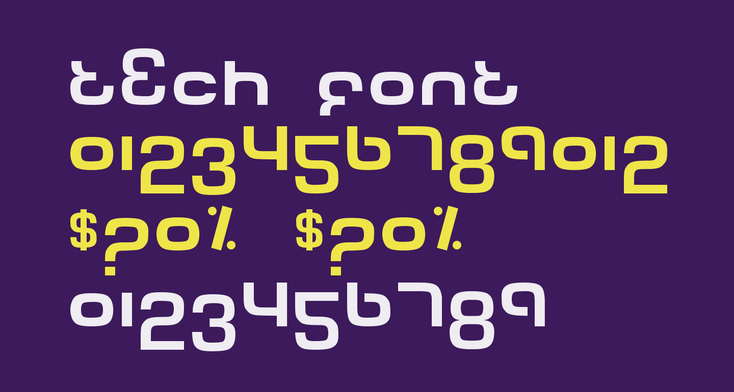 Tech Font free Font - What Font Is