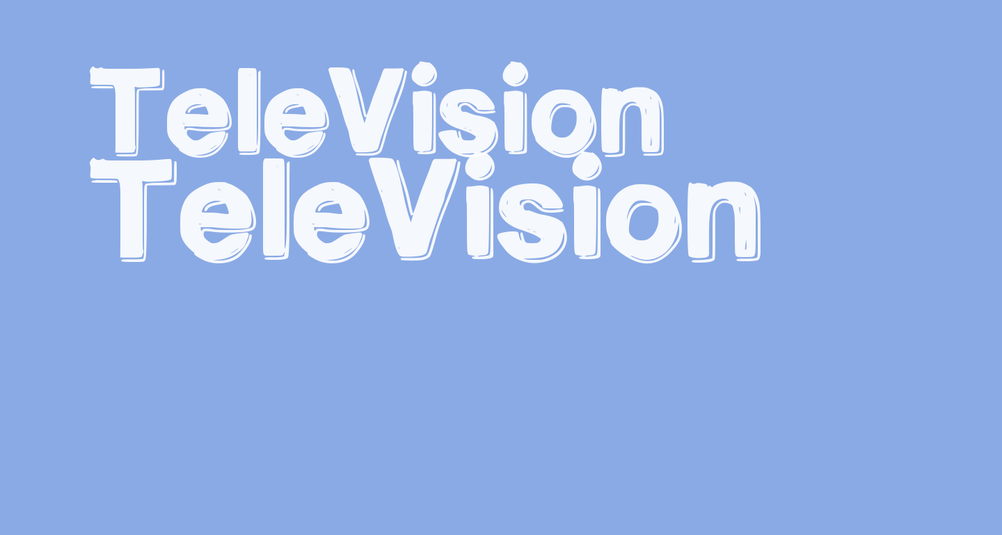 TeleVision free Font - What Font Is
