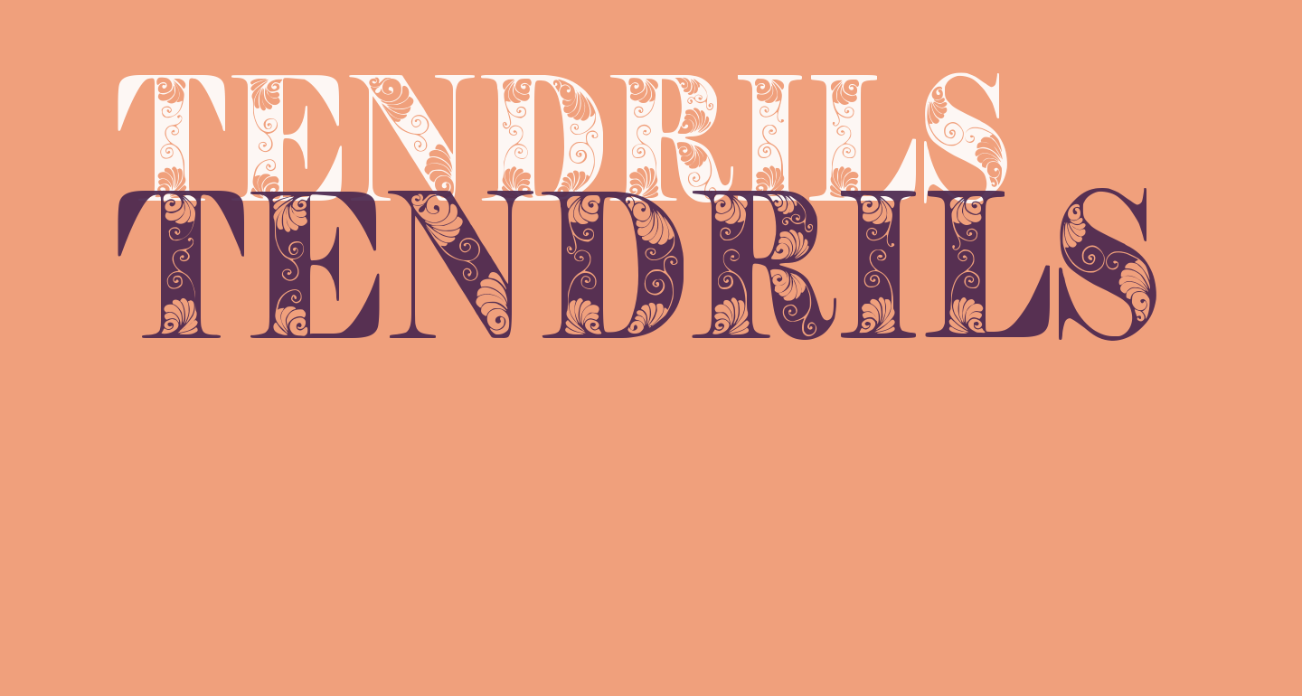 Tendrils free Font - What Font Is
