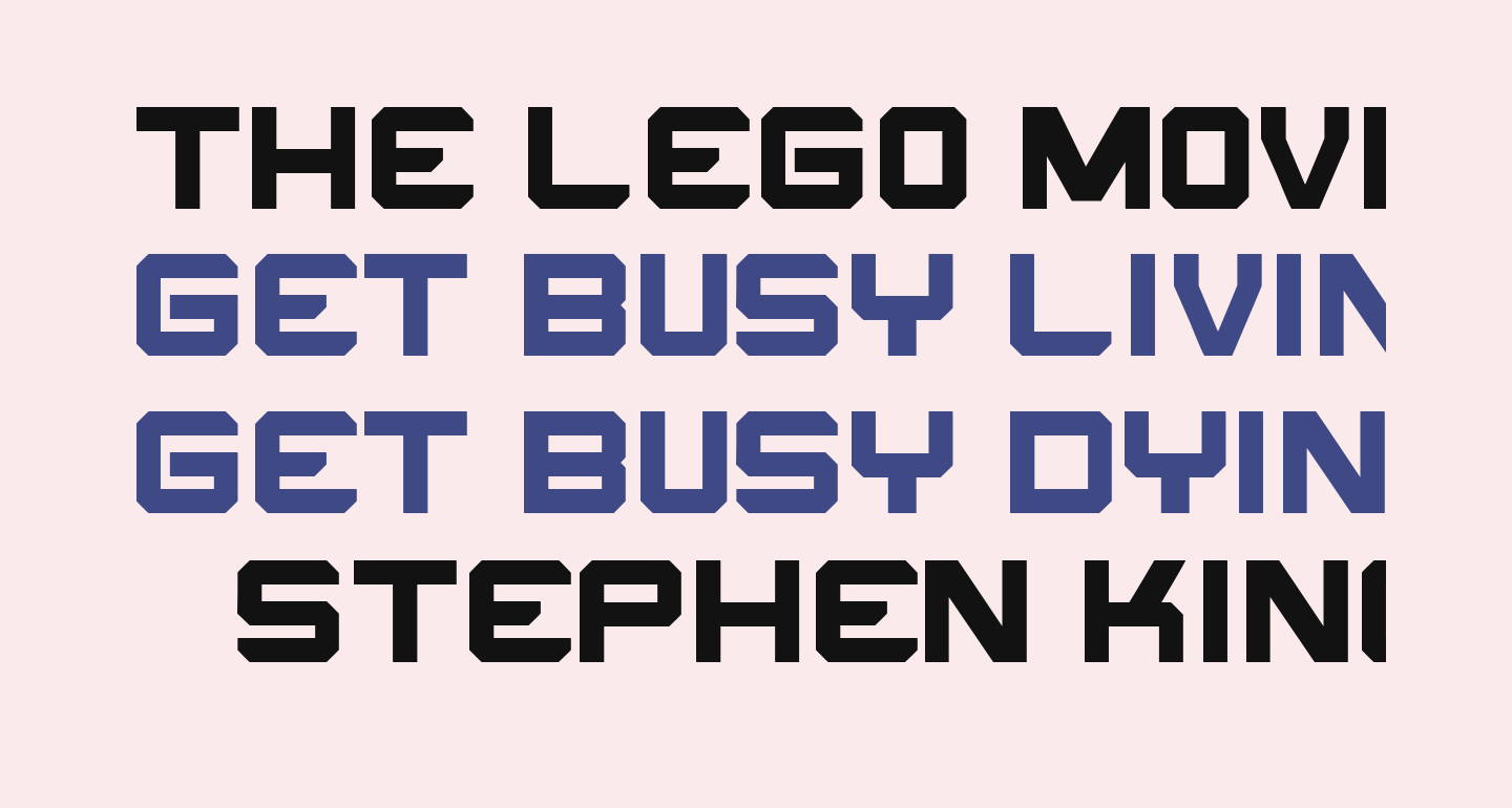 THE LEGO MOVIE free Font - What Font Is