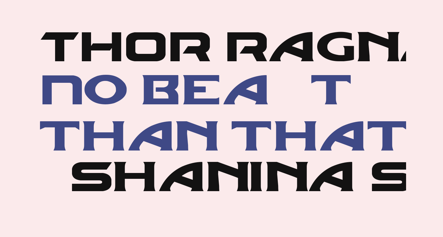THOR Ragnarok free Font - What Font Is