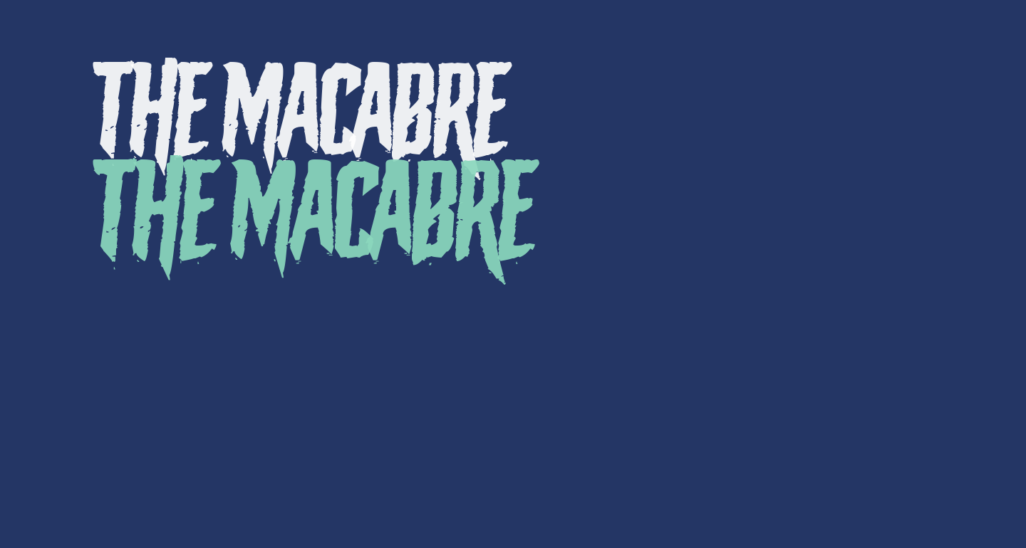 The Macabre free Font - What Font Is