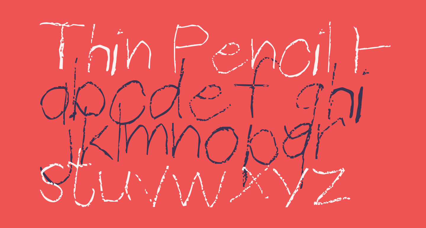 Thin Pencil Handwriting free Font - What Font Is