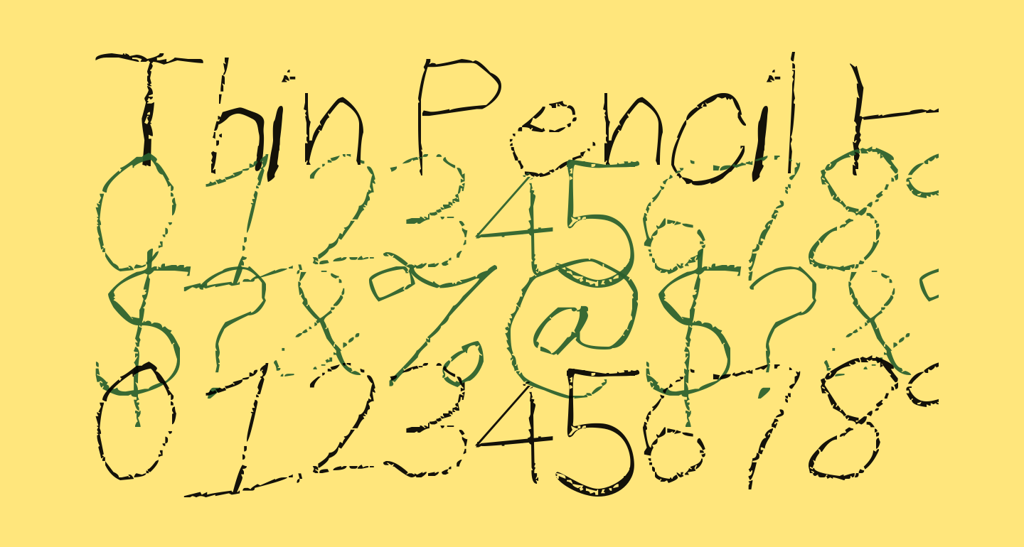 Thin Pencil Handwriting free Font - What Font Is
