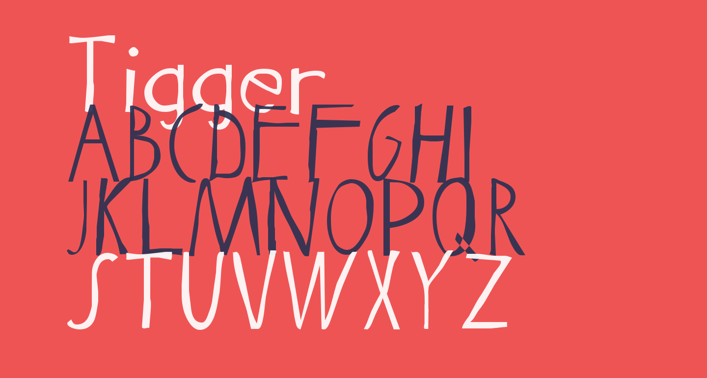 Tigger free Font - What Font Is