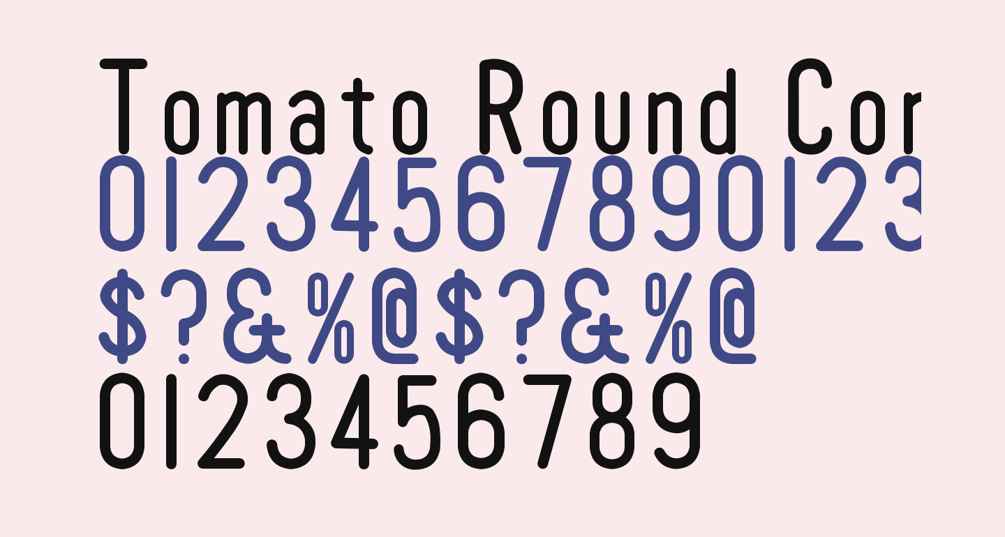 Tomato Round Condensed free Font - What Font Is