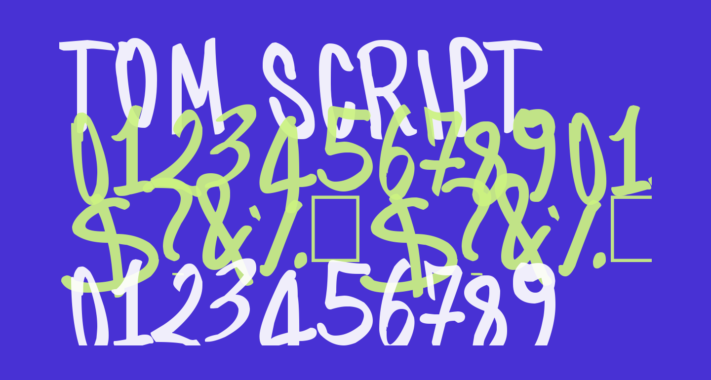 tom script free Font - What Font Is