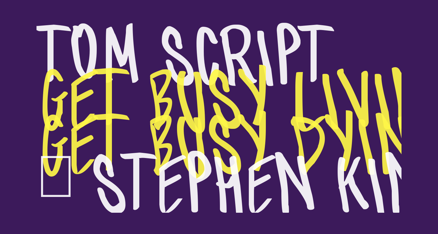 tom script free Font - What Font Is