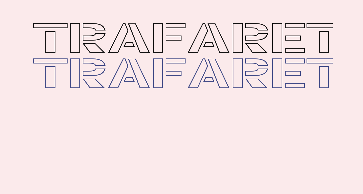 Trafaret Kit Transparent free Font - What Font Is