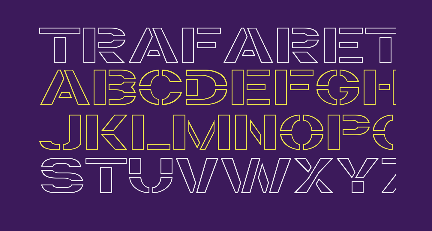 Trafaret Kit Transparent free Font - What Font Is