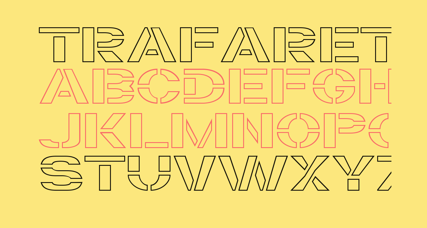 Trafaret Kit Transparent free Font - What Font Is