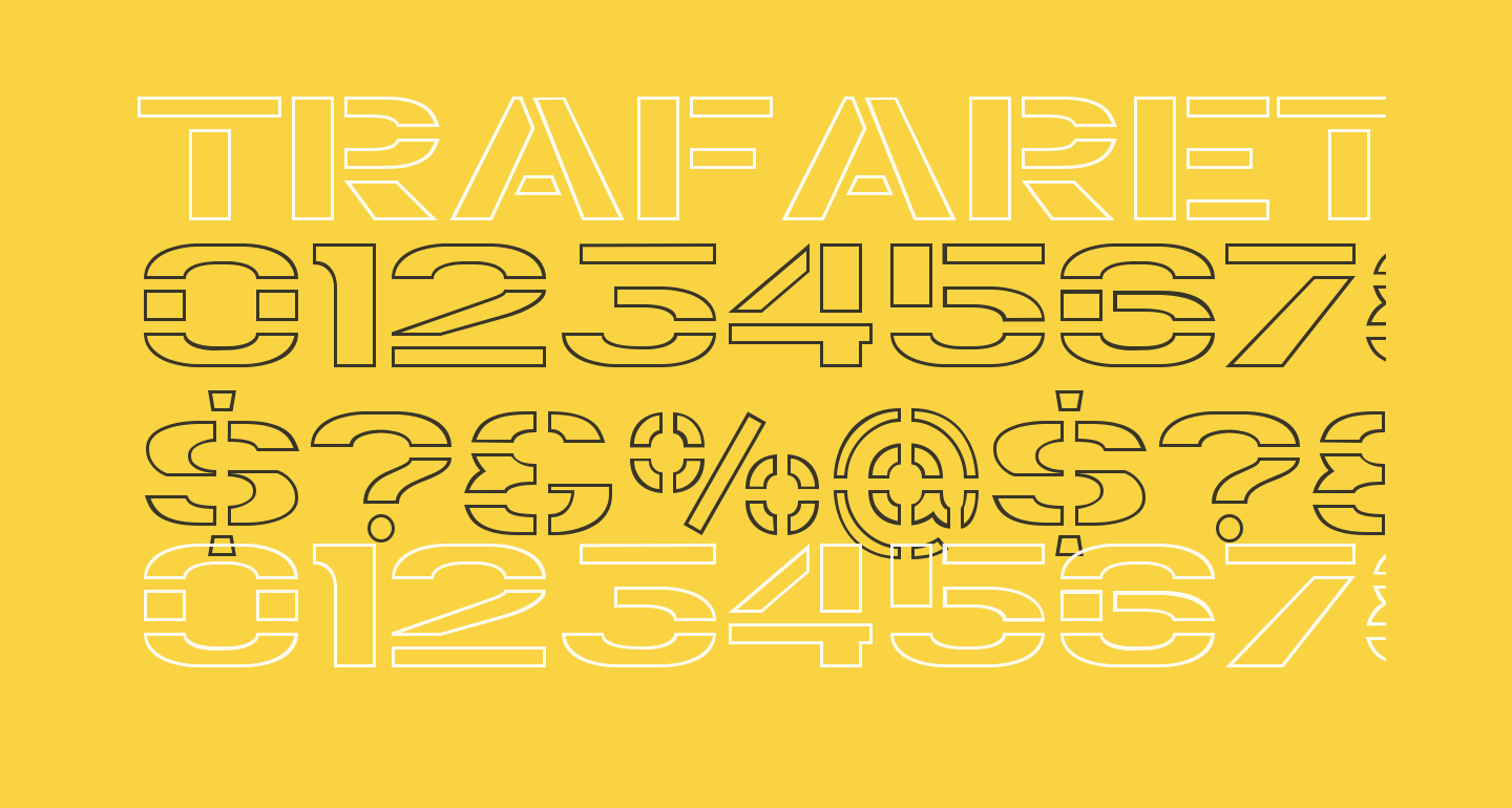 Trafaret Kit Transparent free Font - What Font Is
