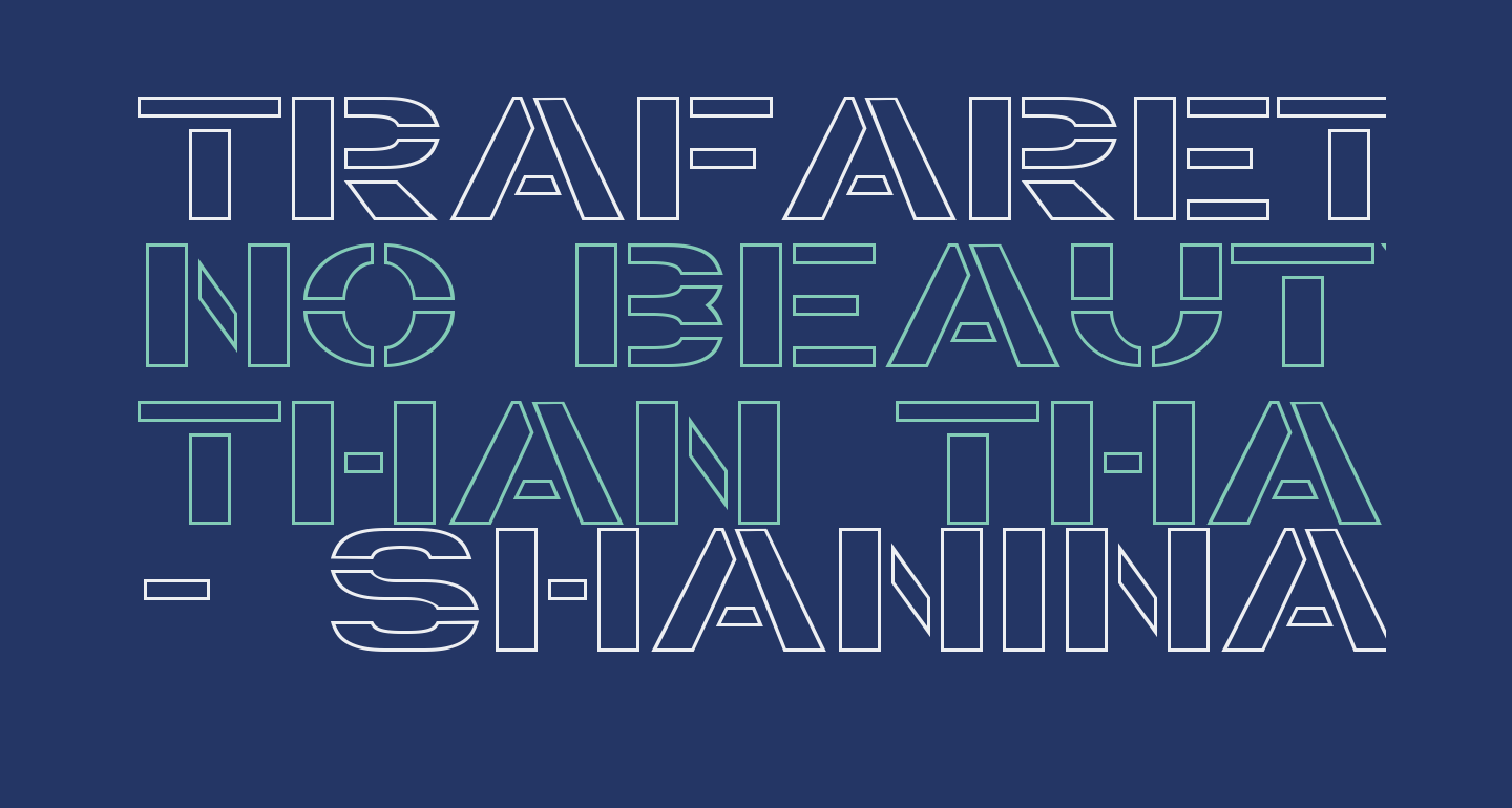 Trafaret Kit Transparent free Font - What Font Is