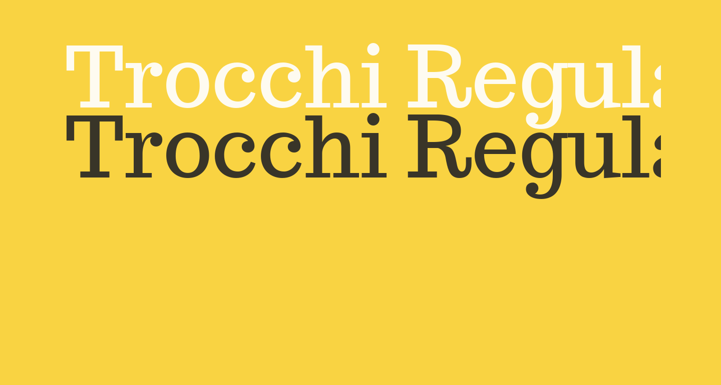 Trocchi Regular free Font - What Font Is