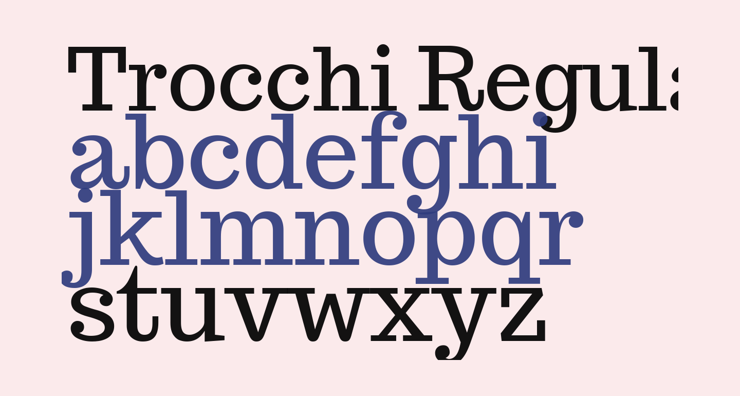 Trocchi Regular free Font - What Font Is