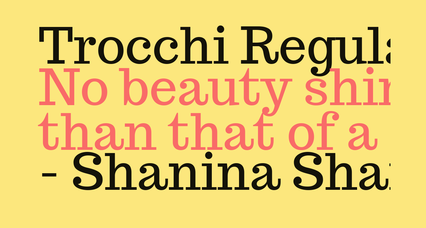 Trocchi Regular free Font - What Font Is