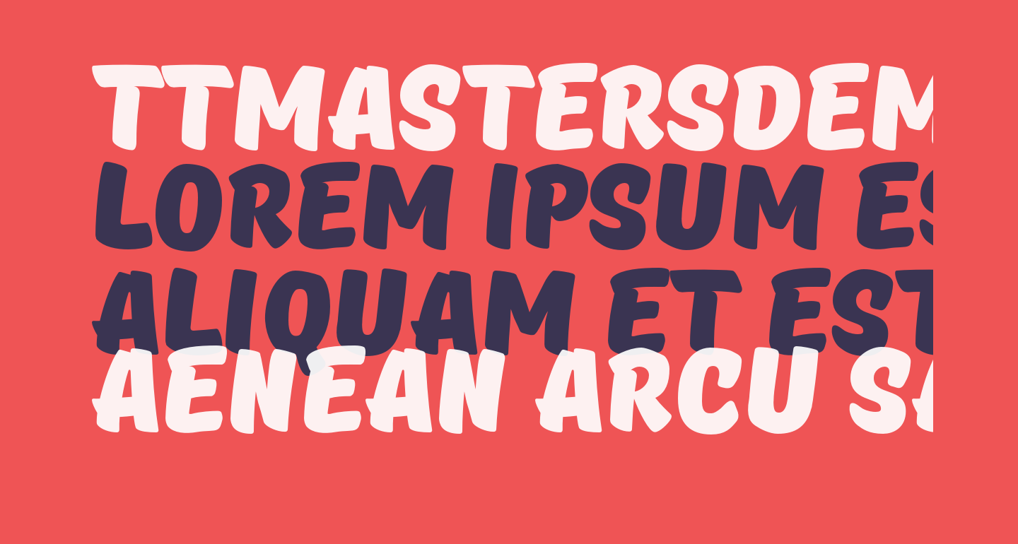 TTMastersDEMOBlack free Font - What Font Is