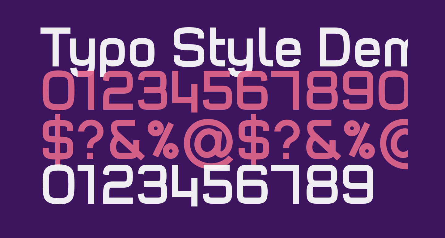 Typo Style Demo Bold free Font - What Font Is