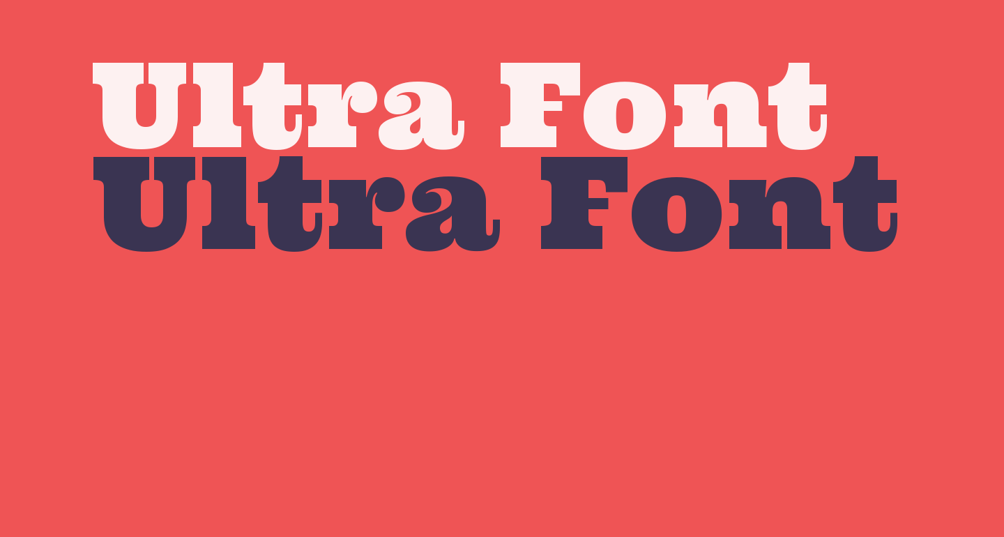 Ultra free Font - What Font Is