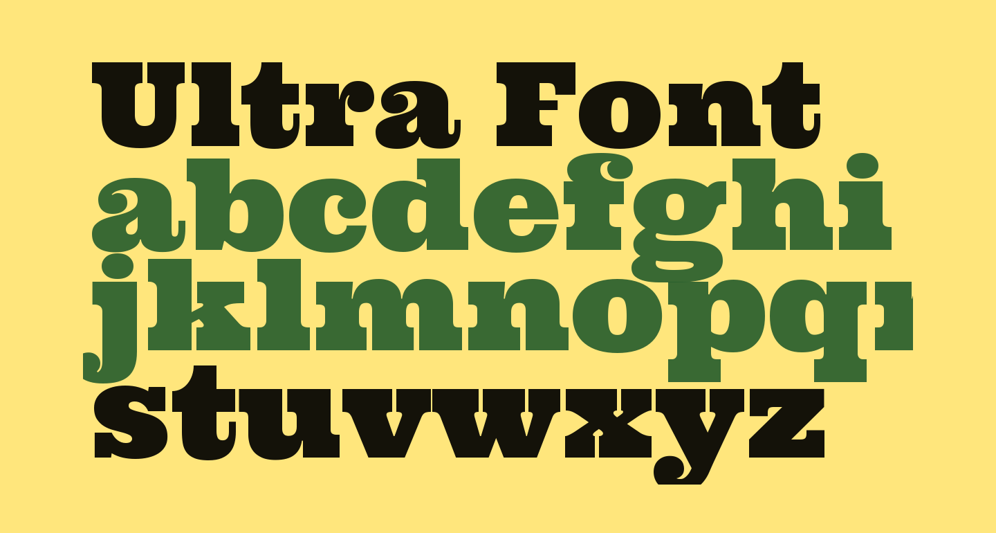 Ultra free Font - What Font Is