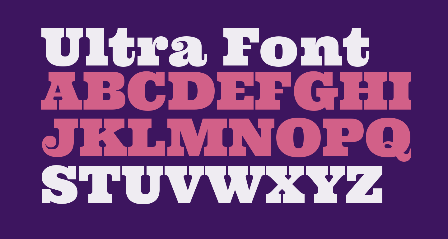 Ultra free Font - What Font Is
