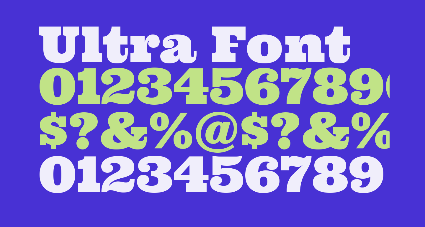 Ultra free Font - What Font Is