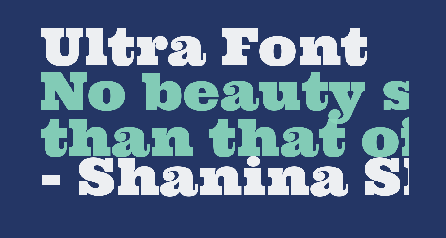 Ultra free Font - What Font Is