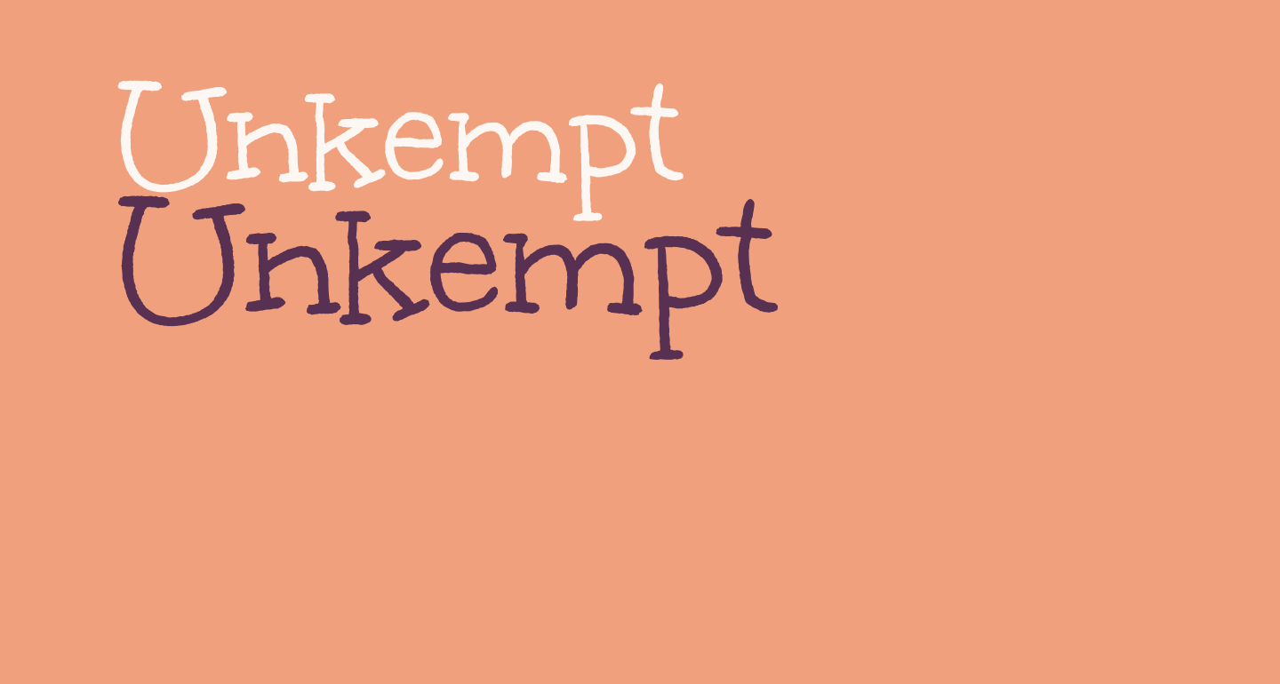 Unkempt free Font - What Font Is