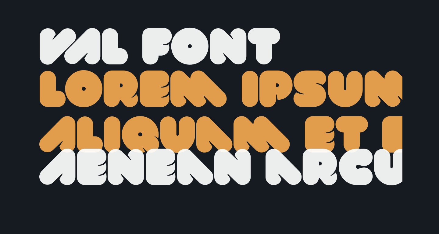 VAL free Font - What Font Is