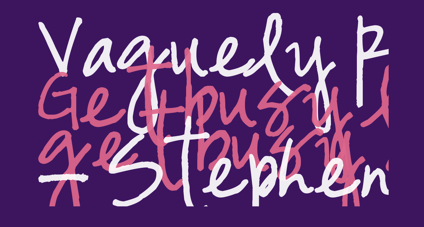 Vaguely Repulsive free Font - What Font Is
