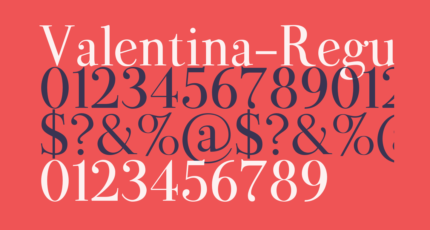 Valentina-Regular free Font - What Font Is