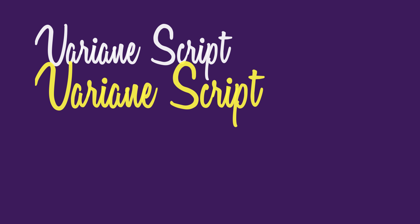 Variane Script free Font - What Font Is