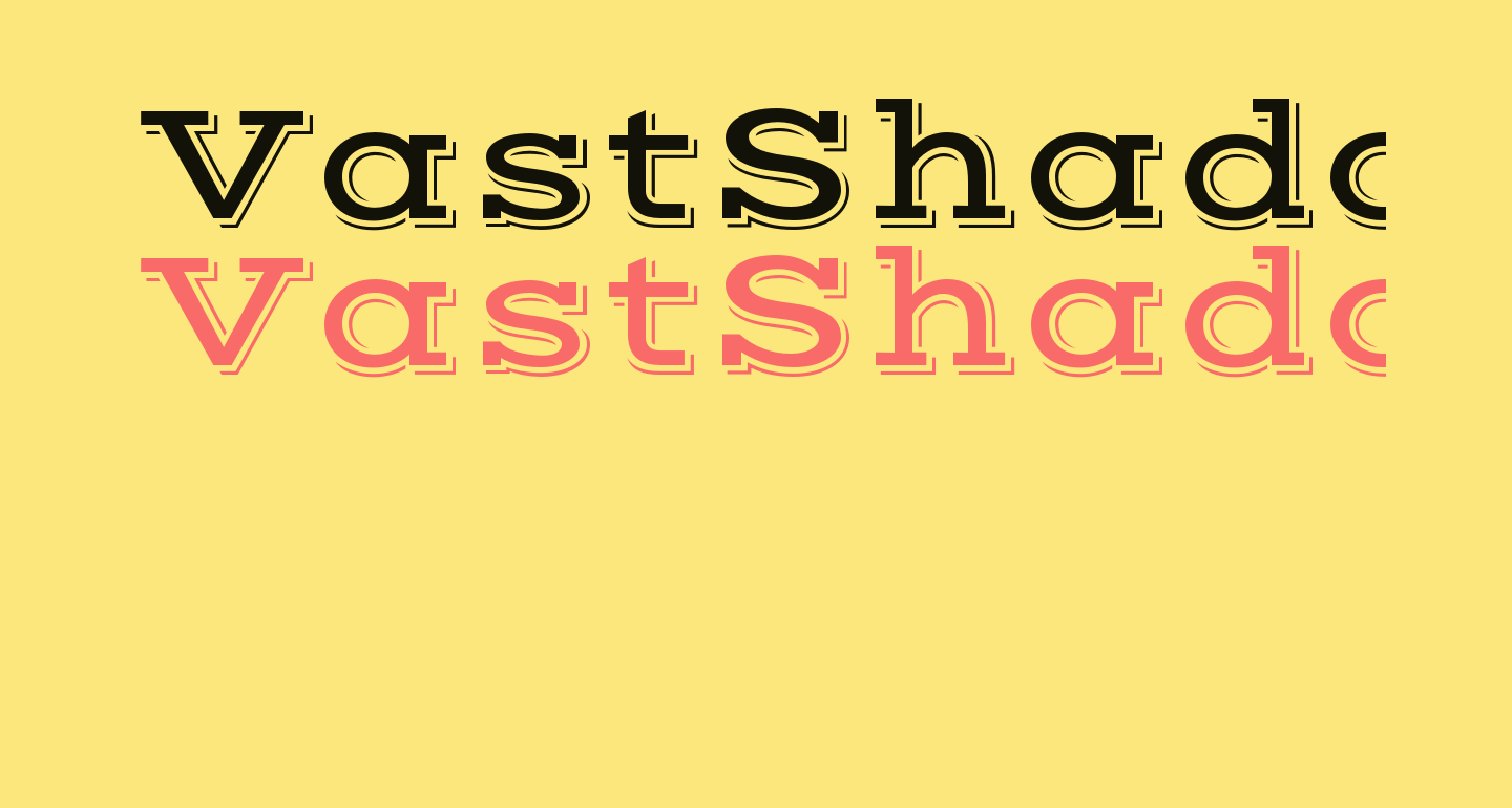 VastShadow-Regular free Font - What Font Is