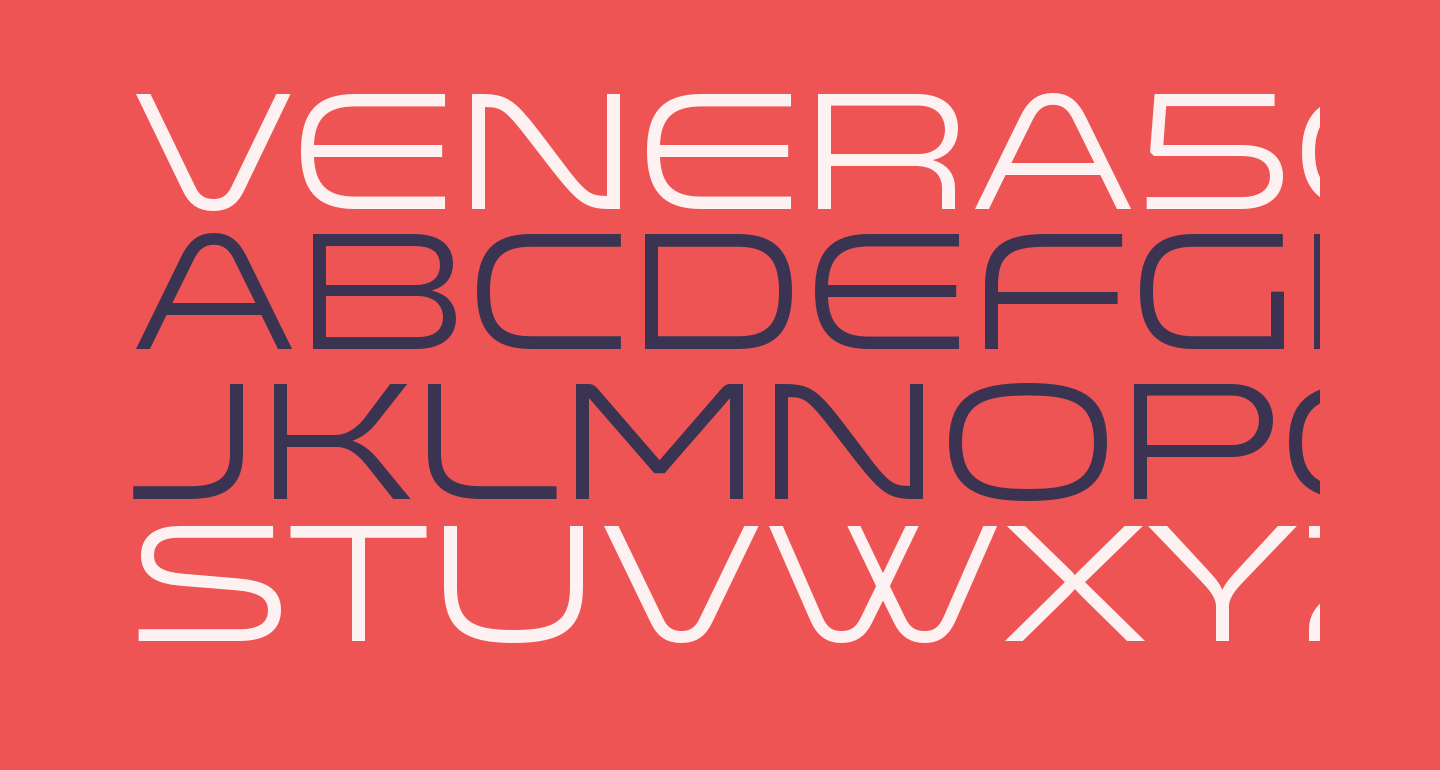 Venera500 free Font - What Font Is