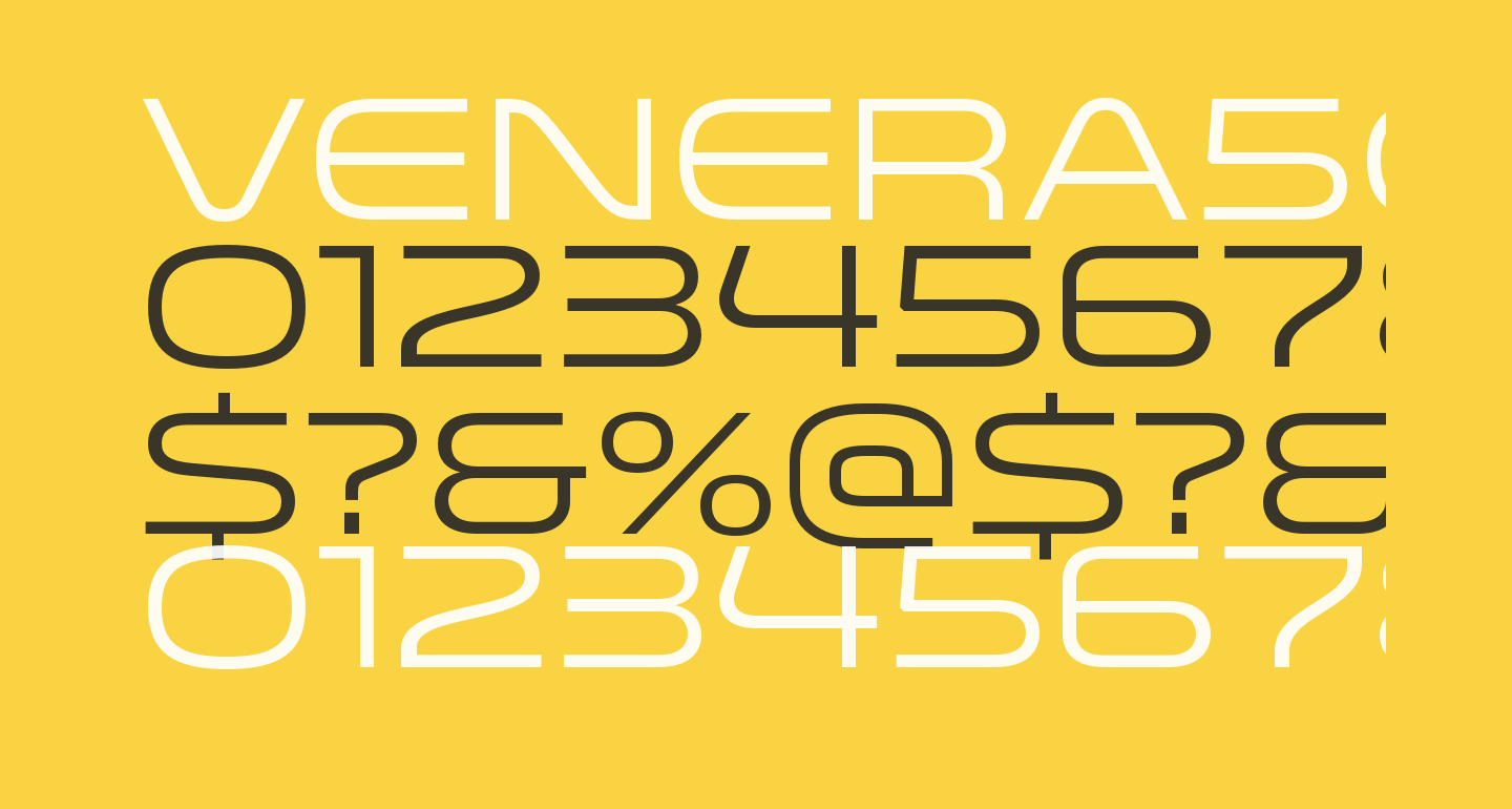Venera500 free Font - What Font Is