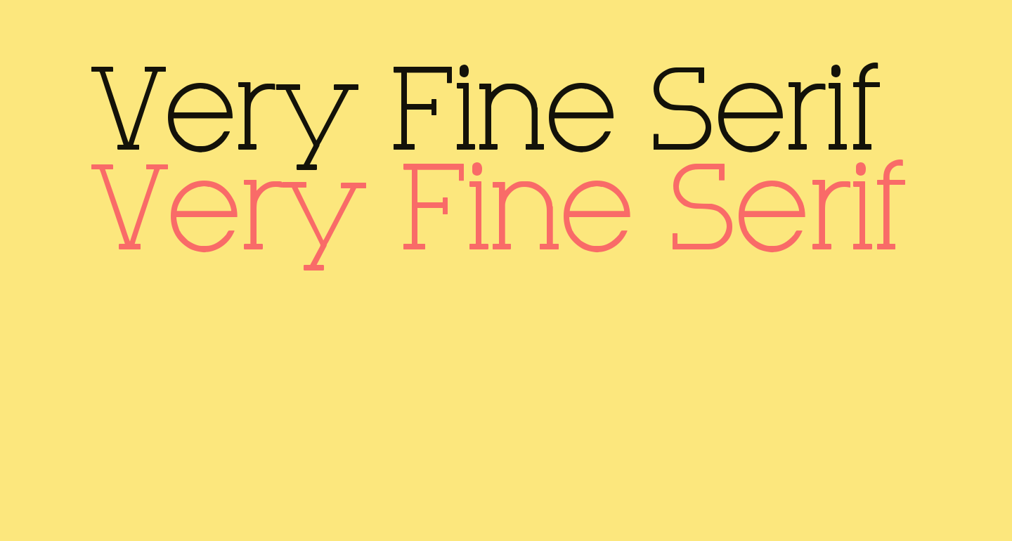 Very Fine Serif free Font - What Font Is