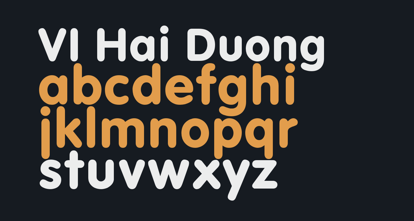 VI Hai Duong free Font - What Font Is