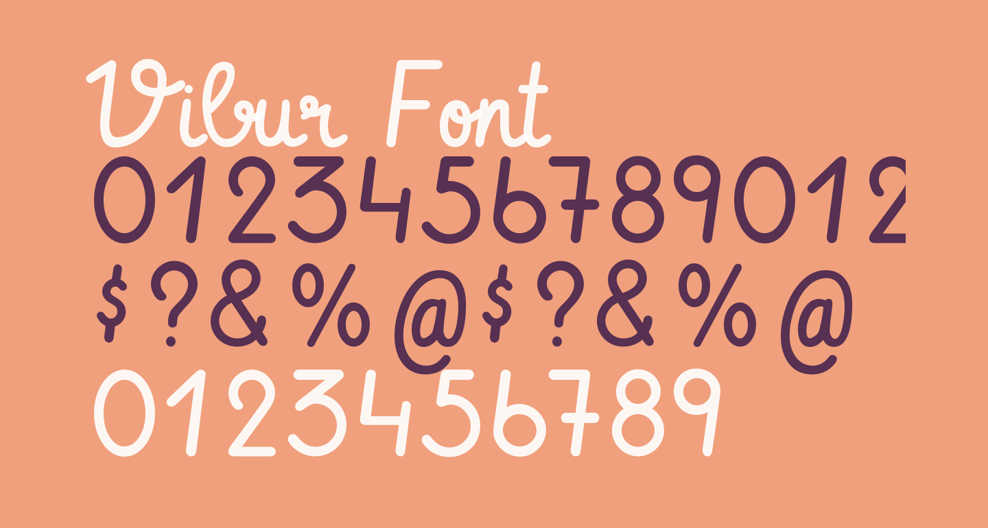 Vibur free Font - What Font Is