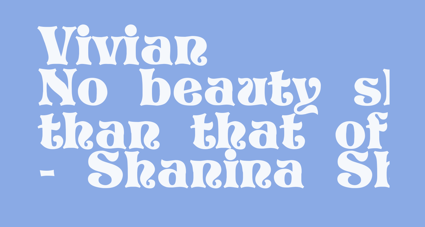 Vivian free Font - What Font Is