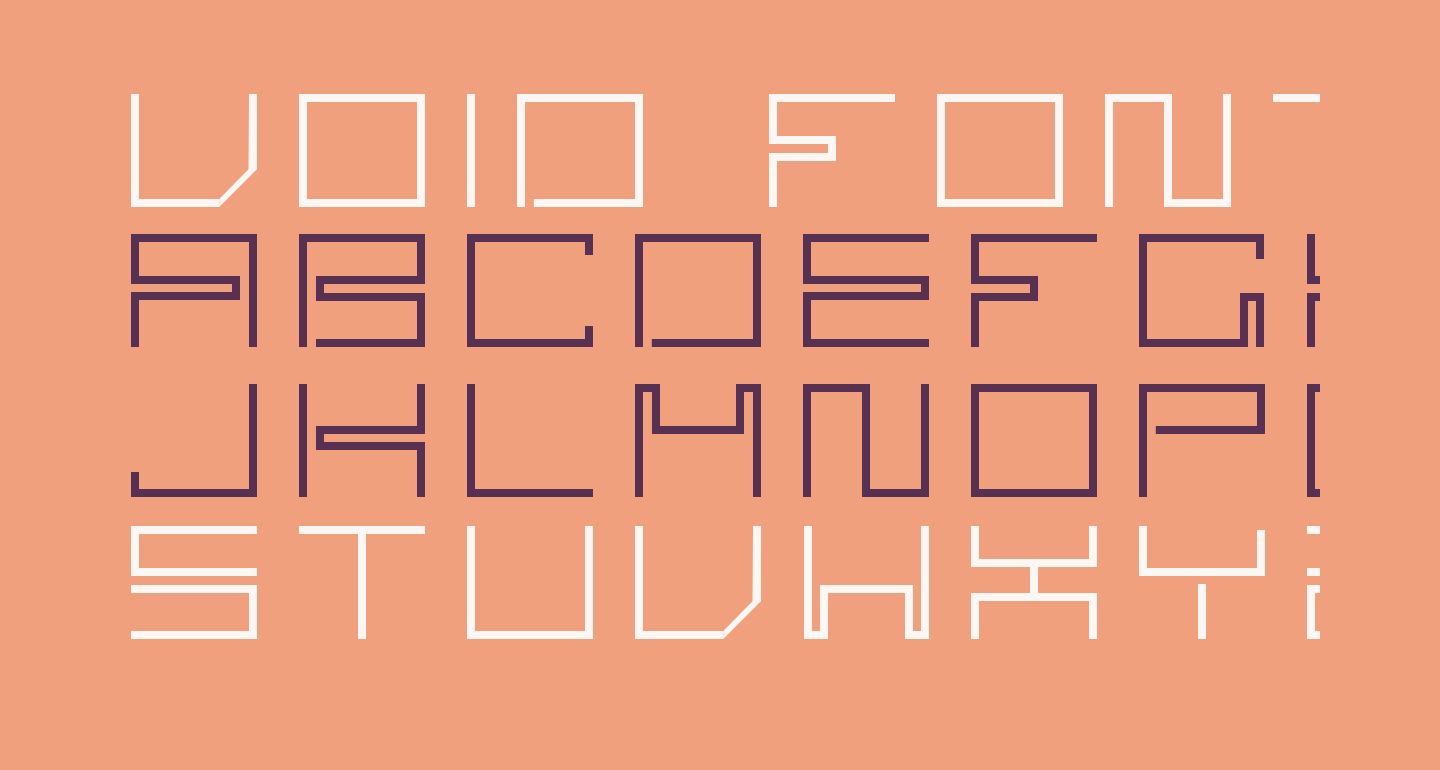 Void free Font - What Font Is
