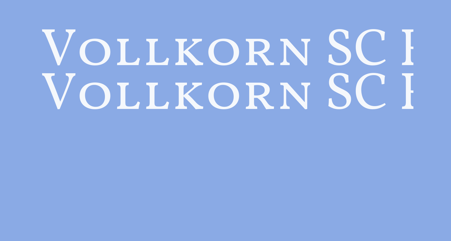 Vollkorn SC Regular free Font - What Font Is