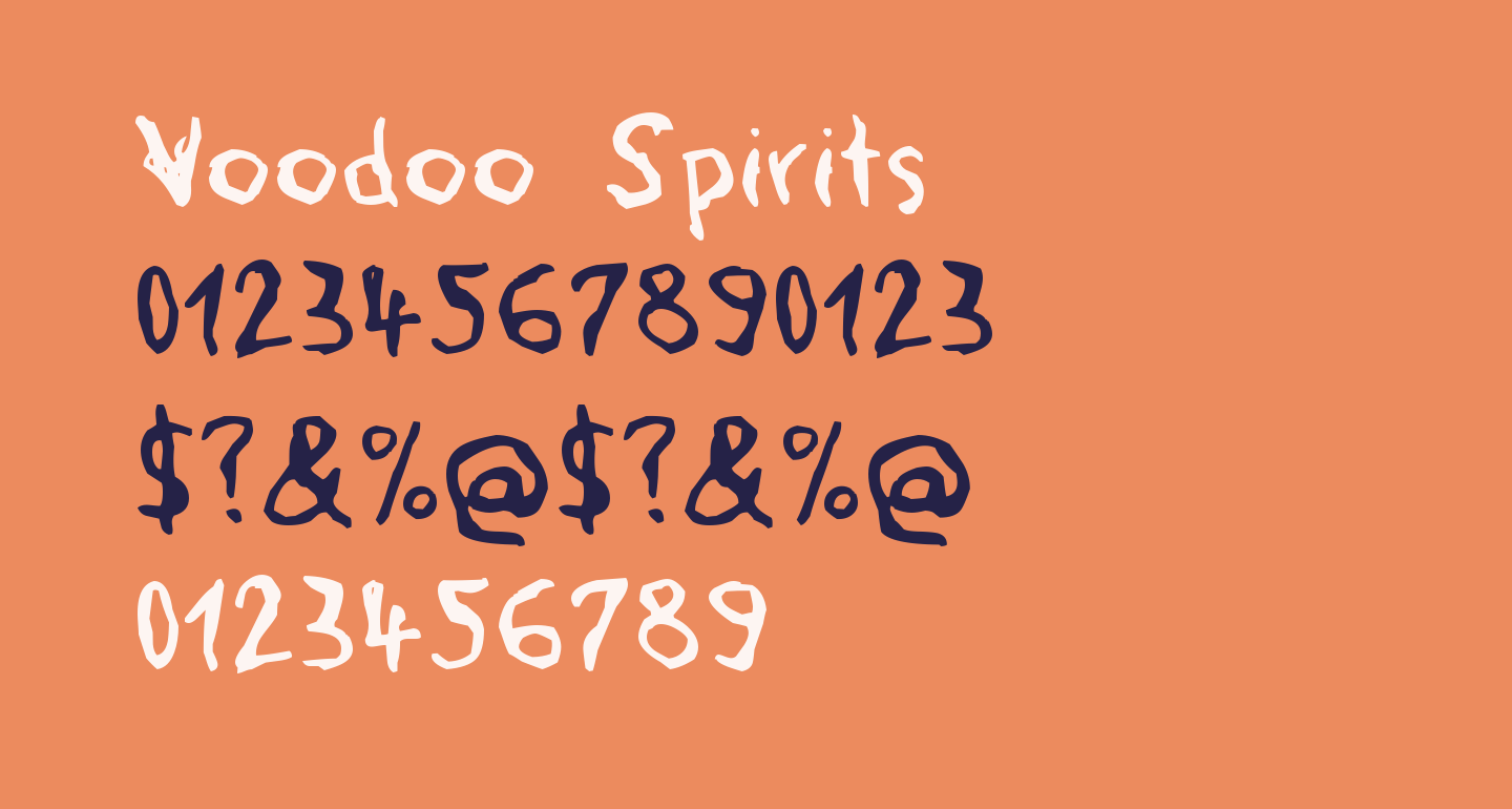 Voodoo Spirits free Font - What Font Is