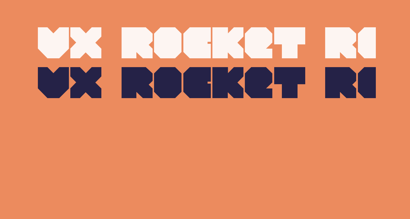 VX Rocket Regular free Font - What Font Is