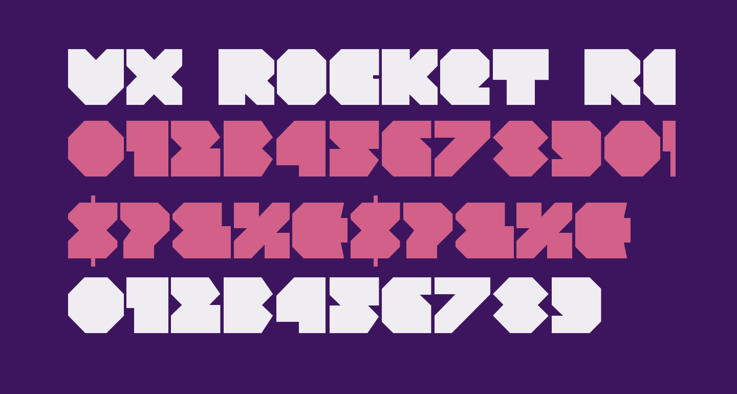 VX Rocket Regular free Font - What Font Is