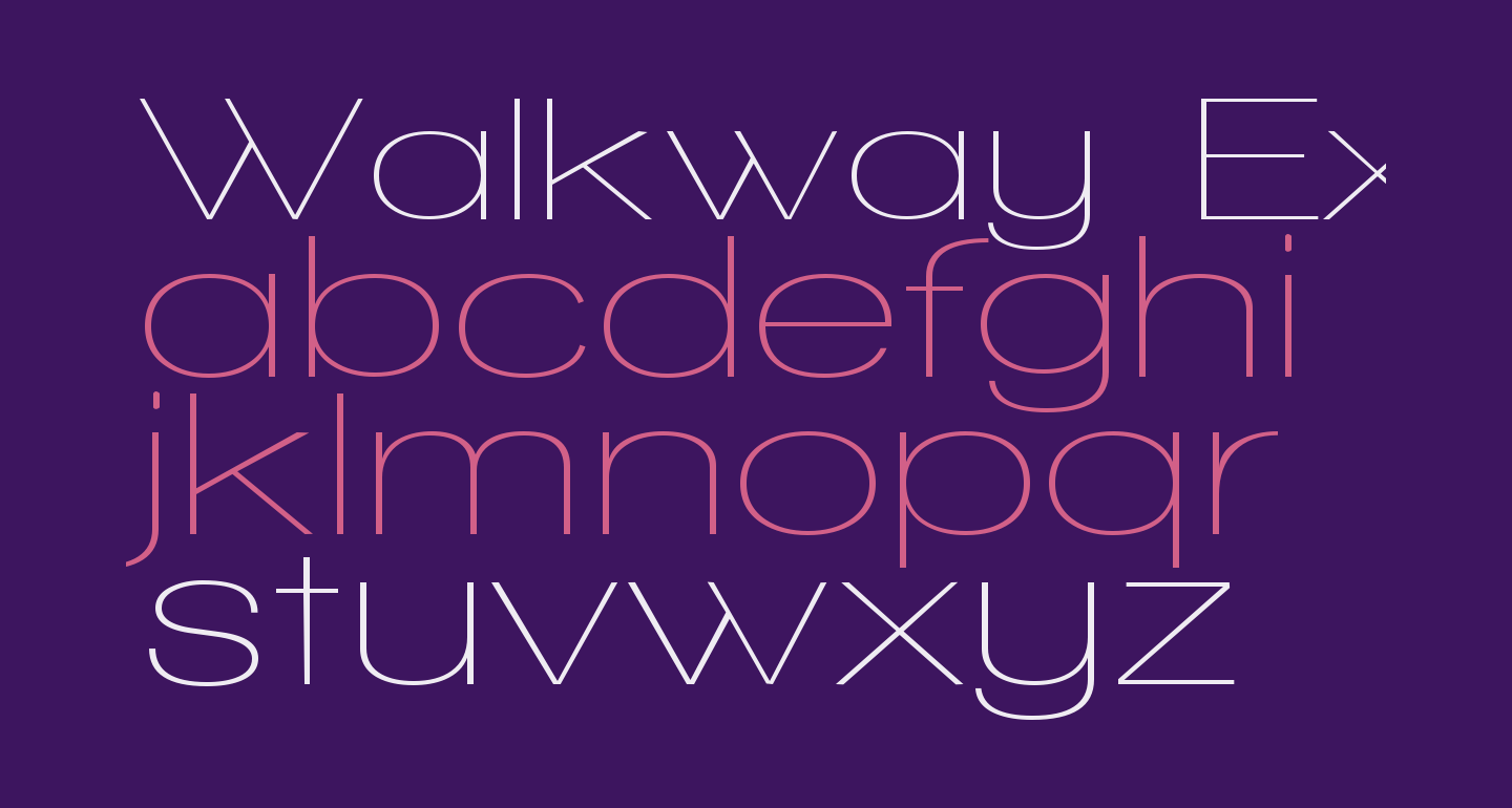 Walkway Expand free Font - What Font Is